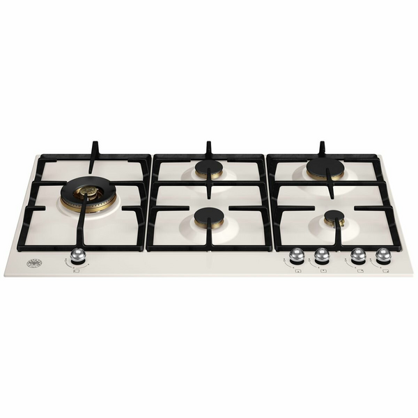 Bertazzoni 90cm Heritage Series Natural Gas Cooktop with Lateral Dual ...